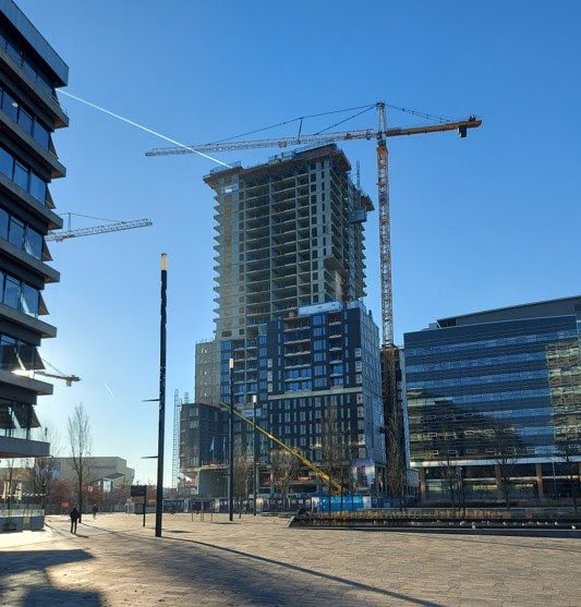 Hoogste punt Galaxy Tower bereikt - Architectuur.nl